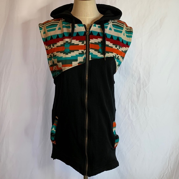 Square Zero | Shirts | Square Zero Full Zip Hoodie Vest Side Zip ...